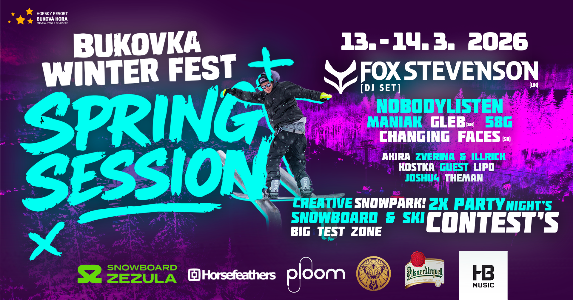 Bukovka Winter Fest x Spring Session - Horský Resort Buková Hora
